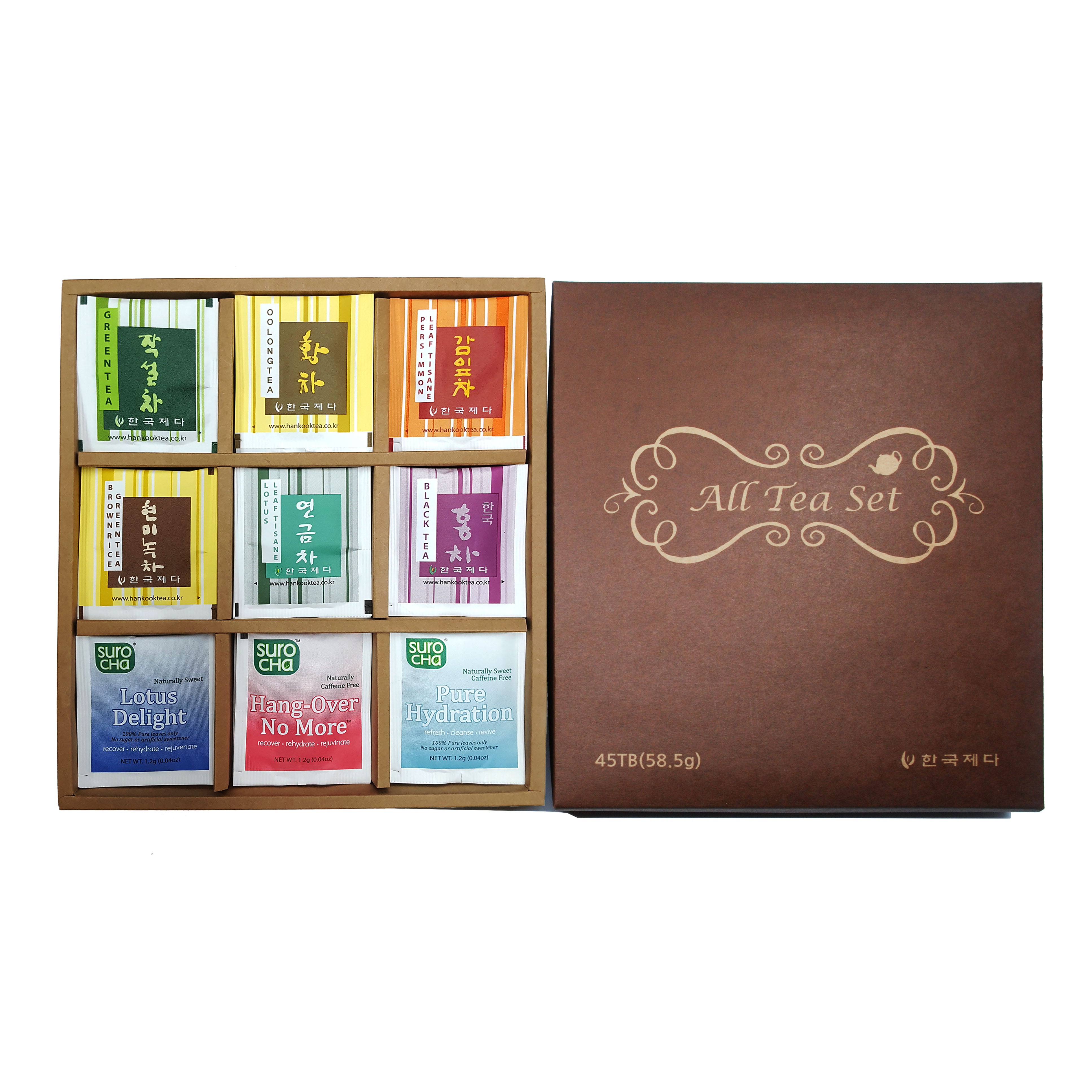 All Tea Gift Set [45 teabags] – Hankook Tea
